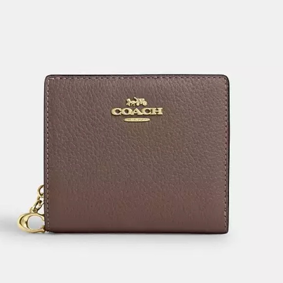 Coach | Bags | Coach Snap Leather Bifold Wallet | Poshmark